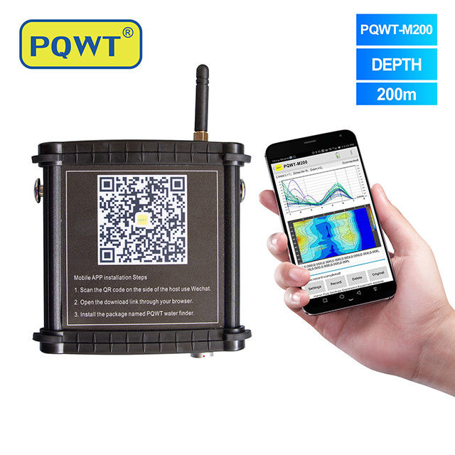 PQWT M200 Water Detection Machine Mobile Phone Underground Water ...